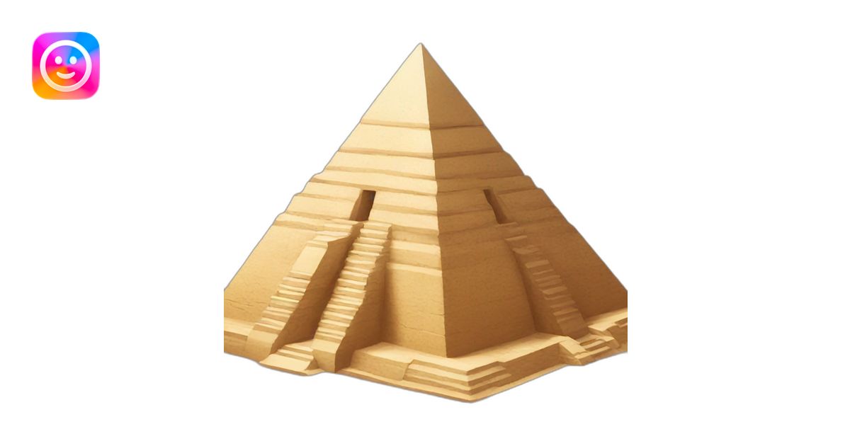 pyramid emoji | AI Emoji Generator