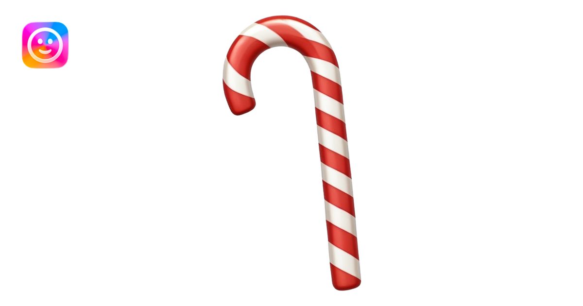 Christmas candy cane emoji | AI Emoji Generator