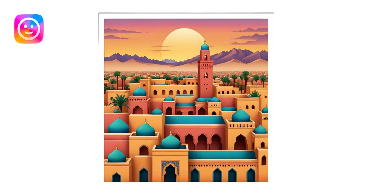 Marrakech emoji | AI Emoji Generator