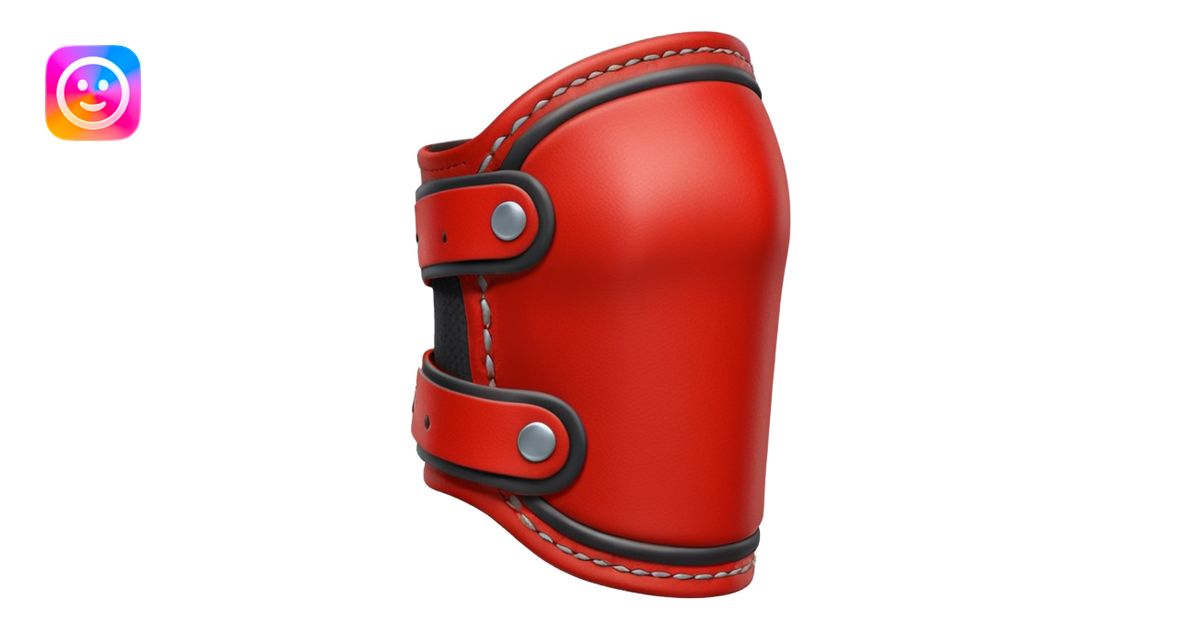 elbow guard red emoji | AI Emoji Generator