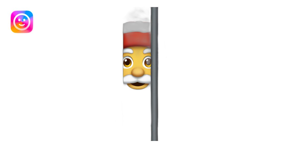 Santa behind bars emoji | AI Emoji Generator