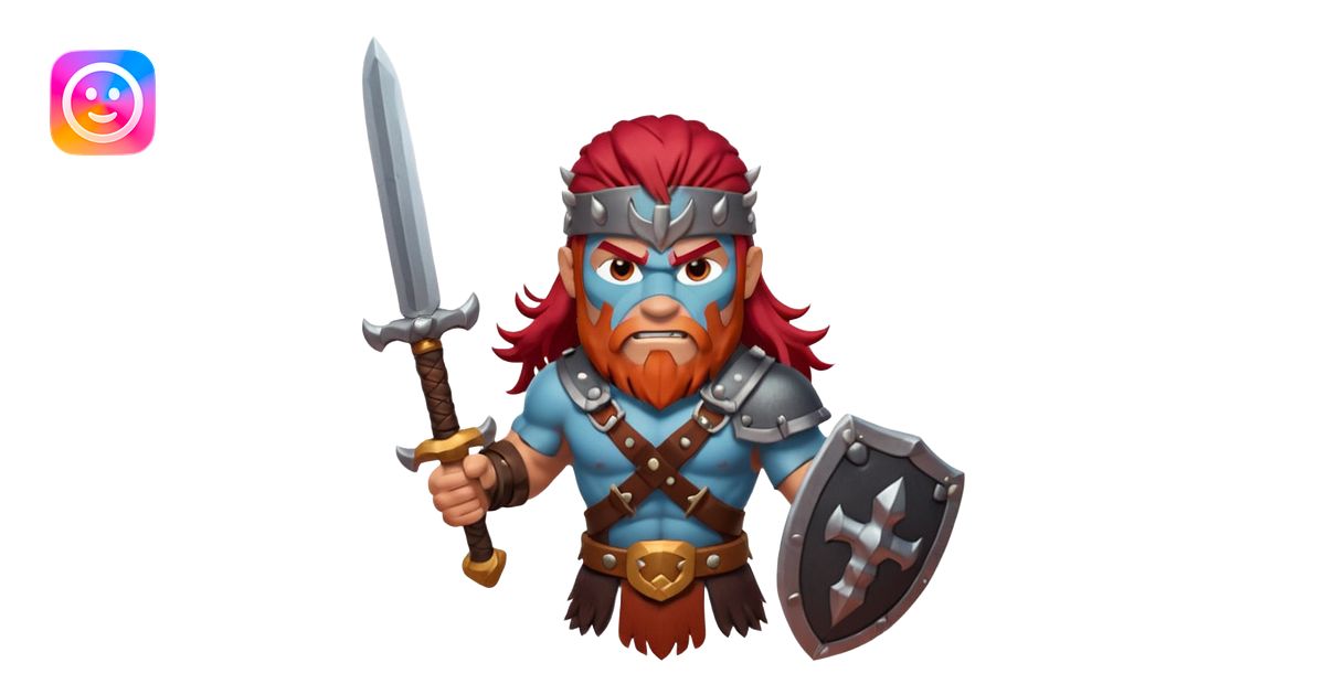 CREA UN BARBARO DE CLASH OF CLANS emoji | AI Emoji Generator