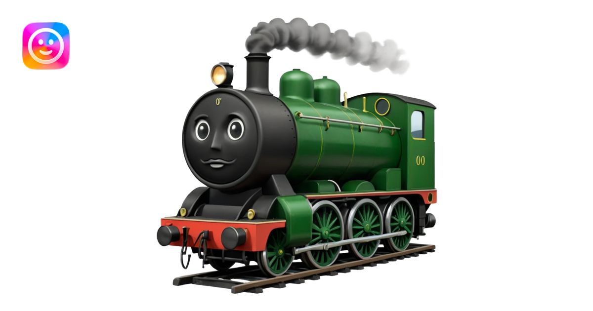 GWR 1400 Class Oliver with a face on it emoji | AI Emoji Generator