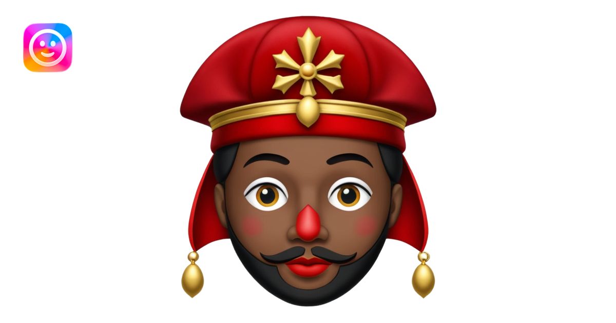 De muts van zwarte piet emoji | AI Emoji Generator