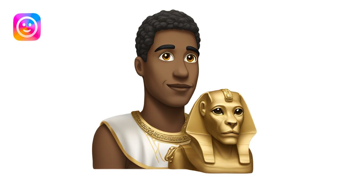 A alpha phi alpha man with a sphinx emoji | AI Emoji Generator