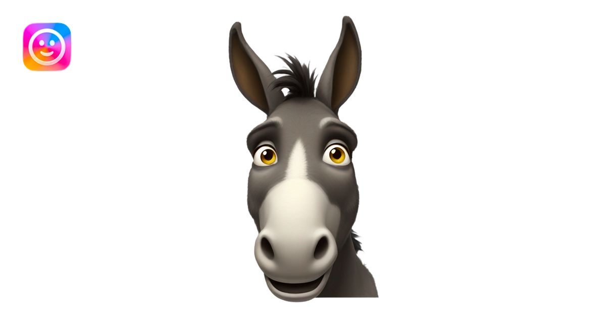 Donkey from Shrek emoji | AI Emoji Generator