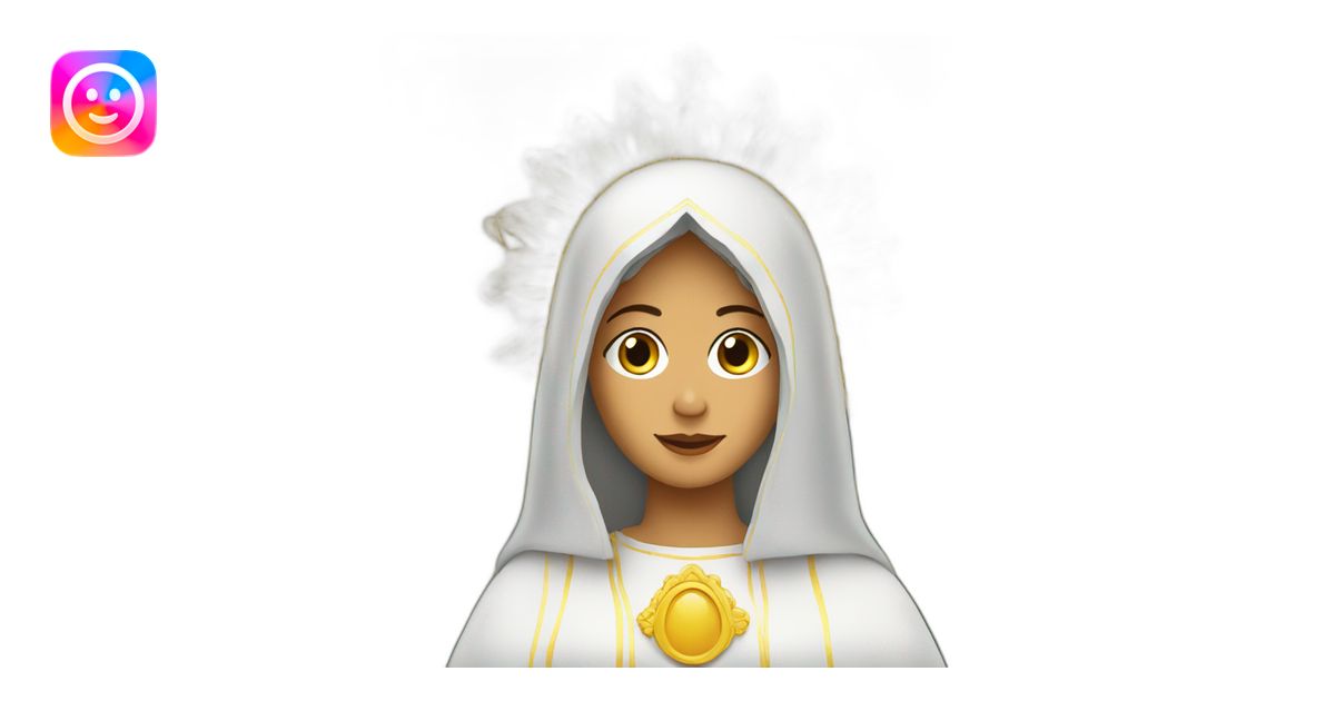 Virgen María emoji | AI Emoji Generator