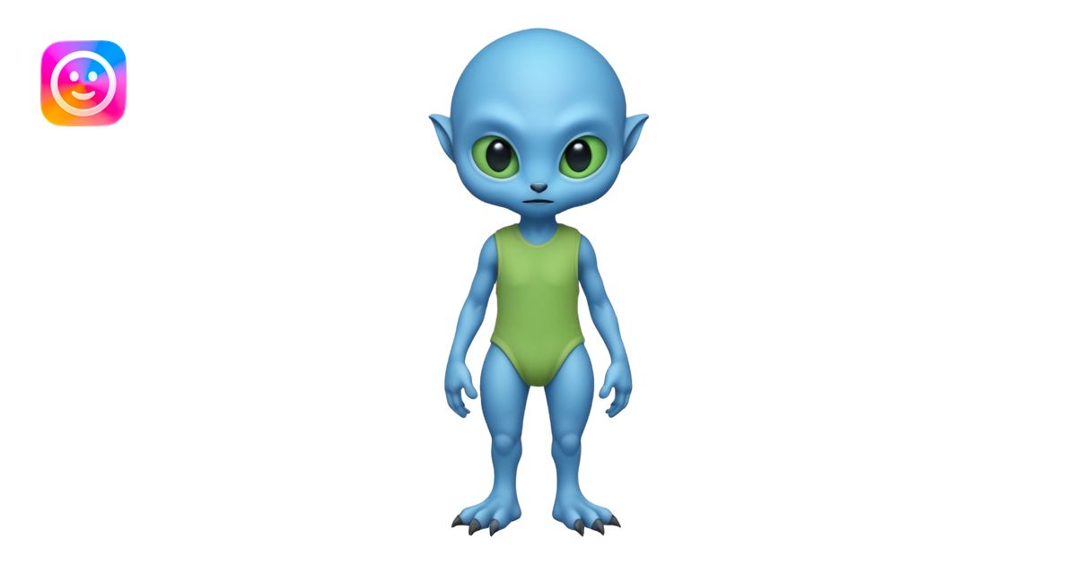 full body cute humanoid peacefull alien furry with 2 legs and eye ...