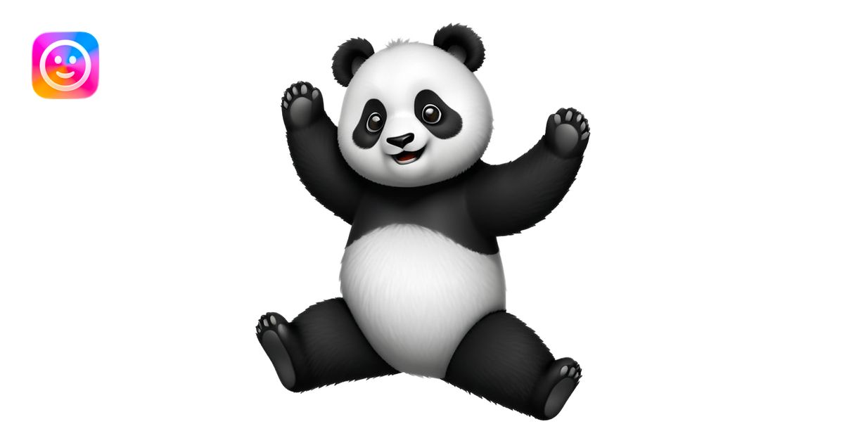Panda dancing emoji | AI Emoji Generator