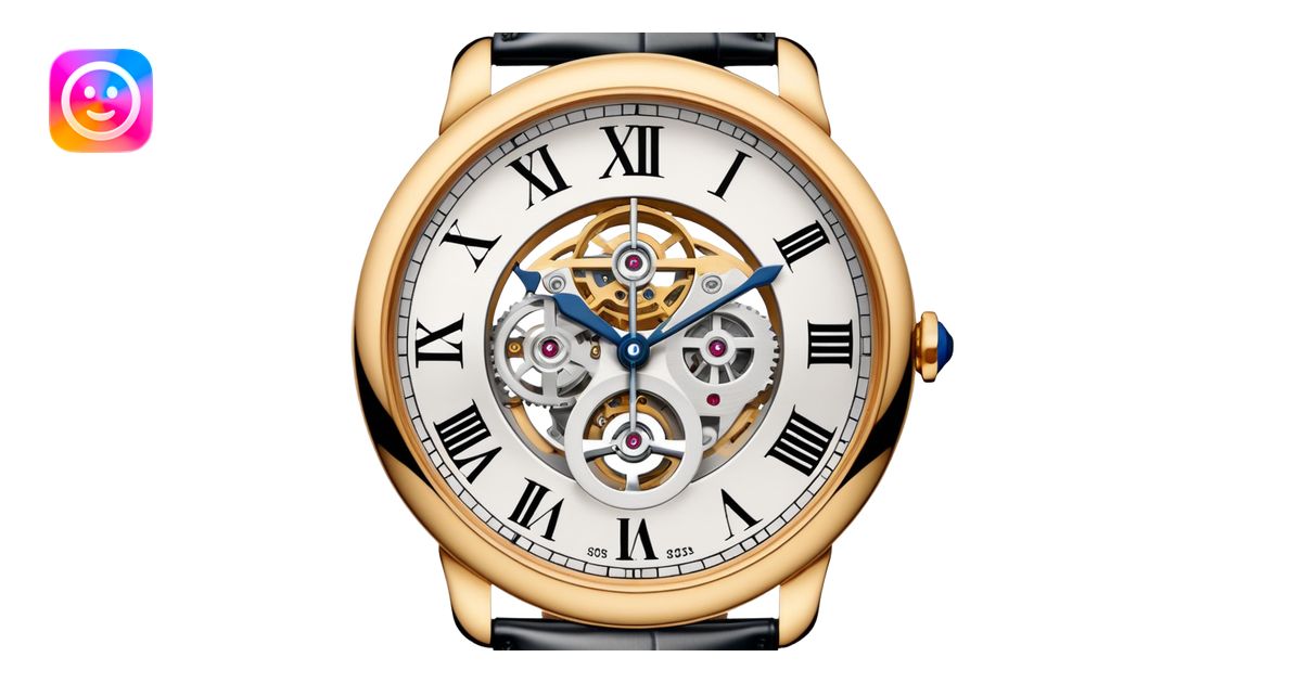 Cartier skeleton watch close-up, detailed openwork dial, luxury ...