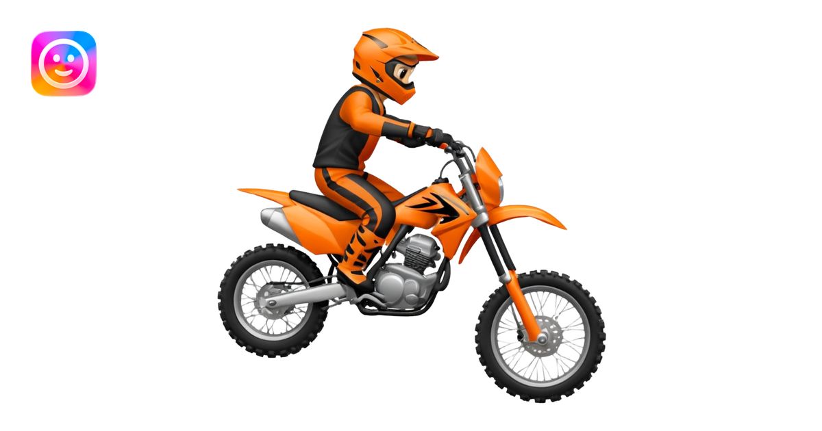 Moto trail emoji | AI Emoji Generator
