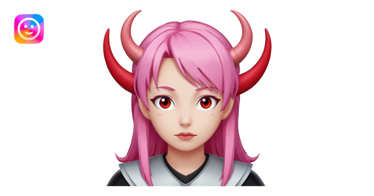 zero two emoji zero two from darling in the franxx emoji | AI Emoji ...