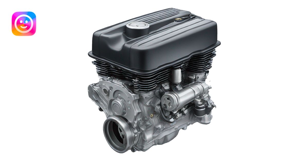 V8 engine emoji | AI Emoji Generator