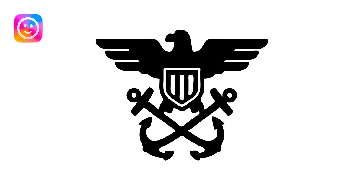 U.S. Navy E-2 insignia, classic military patch, gold eagle, two ...