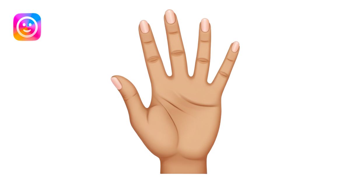 right hand palm waving with middle, ring and pinky fingers together ...