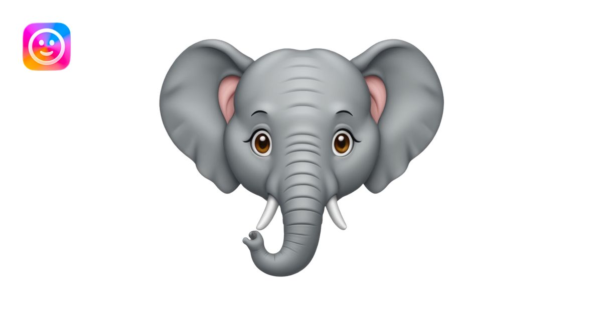 elephant emoji | AI Emoji Generator
