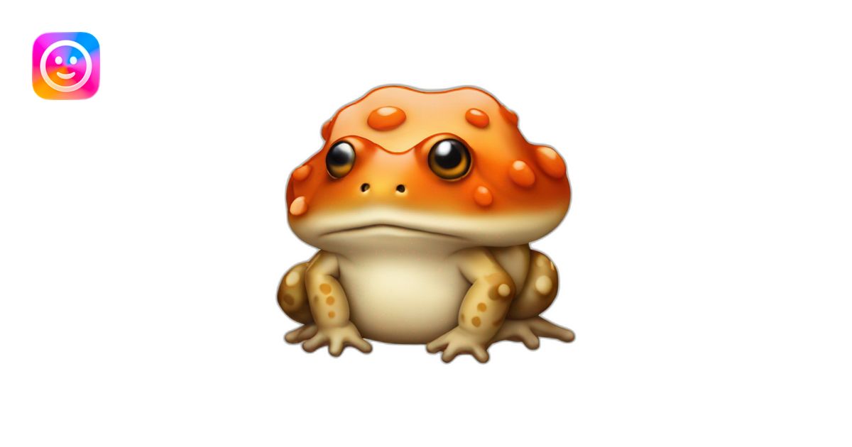Toad-champignons emoji | AI Emoji Generator