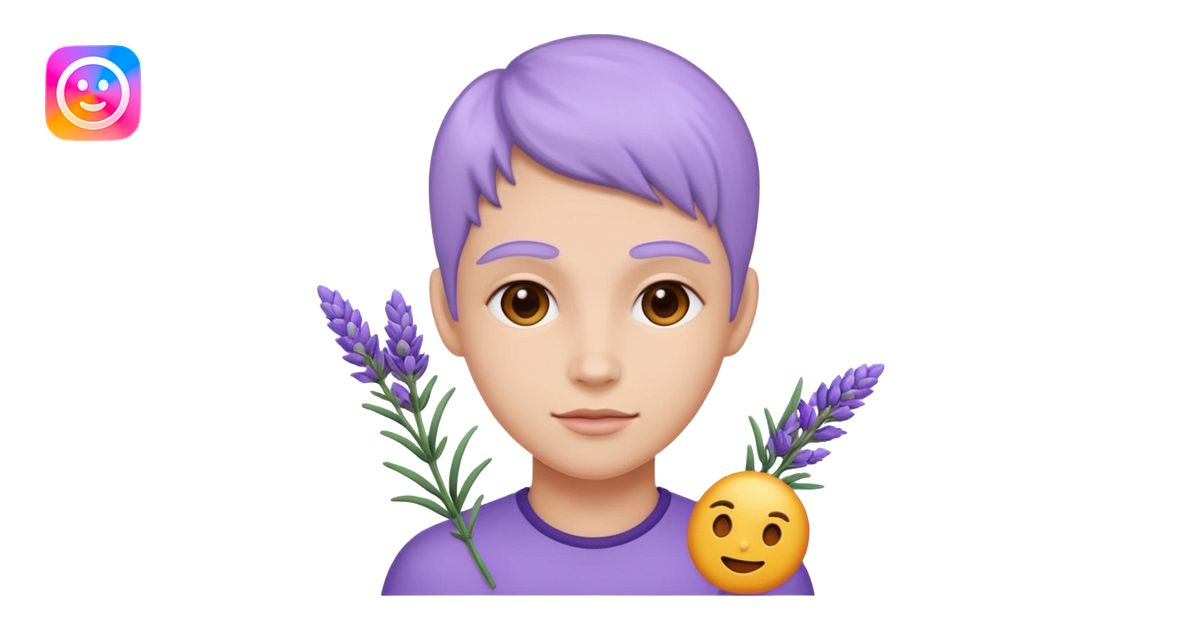 Do you know how levandula look like? emoji | AI Emoji Generator