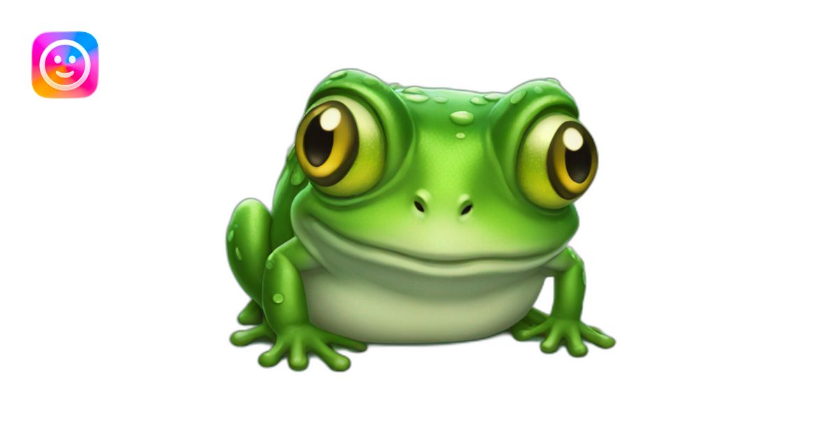 Magic frog emoji | AI Emoji Generator