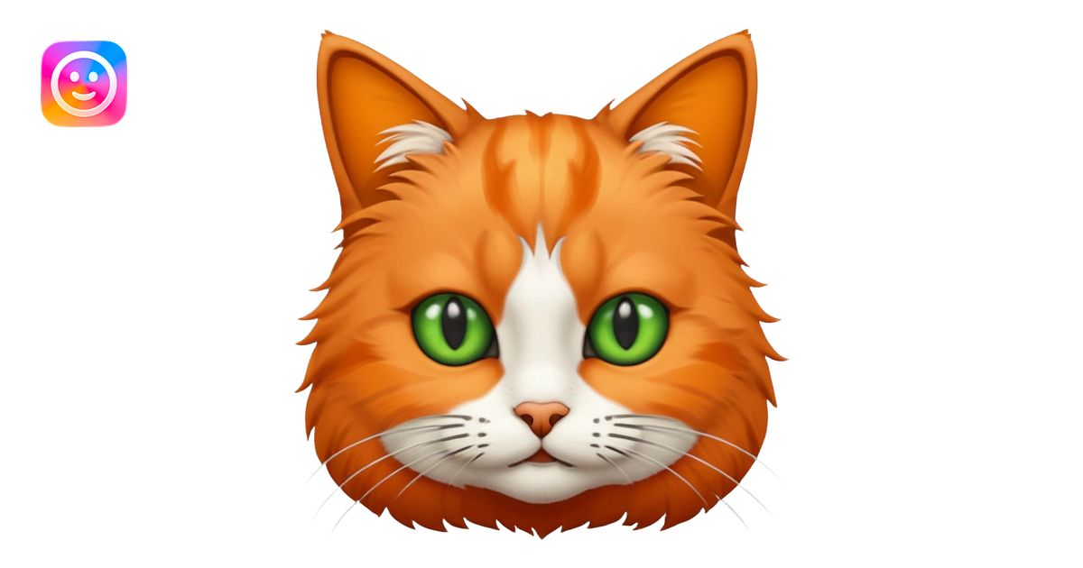 A cat with 1 side its face orange colour and the other black colour ...