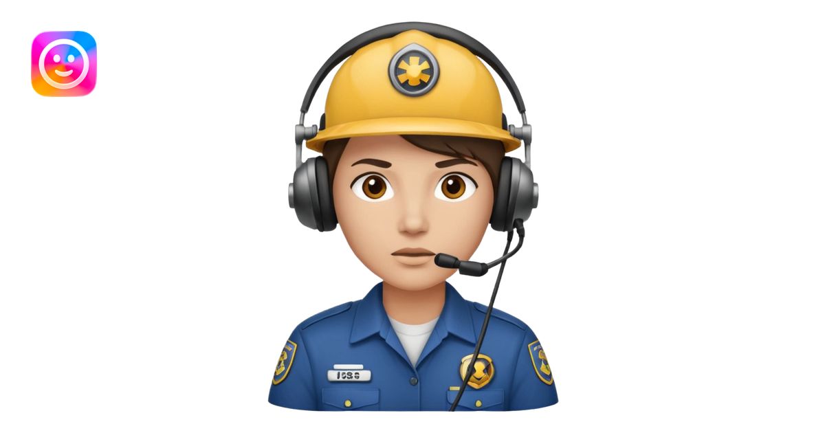 Emergency Dispatcher emoji | AI Emoji Generator