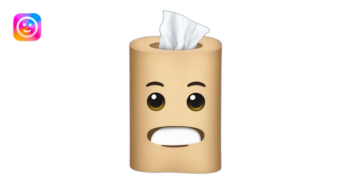 Facial tissue emoji | AI Emoji Generator