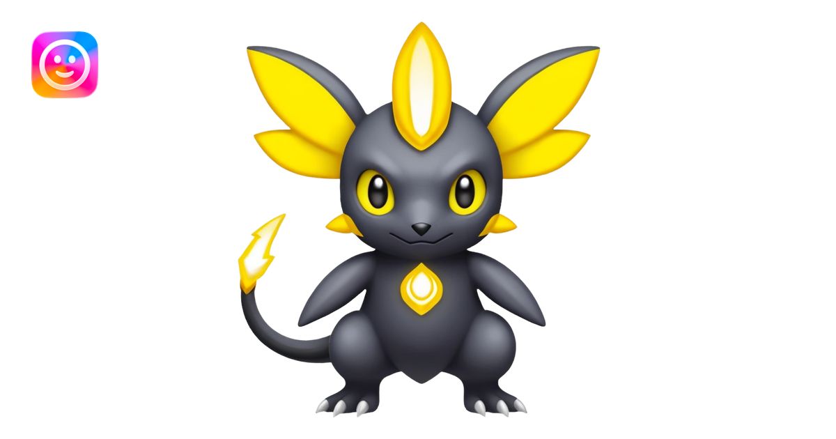 Elemental Dark-type-Electric-type natural Pokémon-Fakémon-creature ...