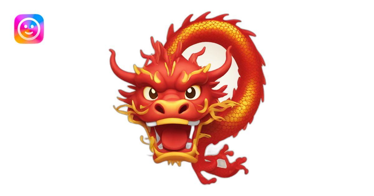 chinese dragon happy new year emoji | AI Emoji Generator