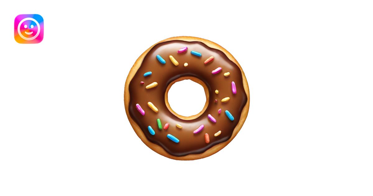 Glazed donut emoji | AI Emoji Generator