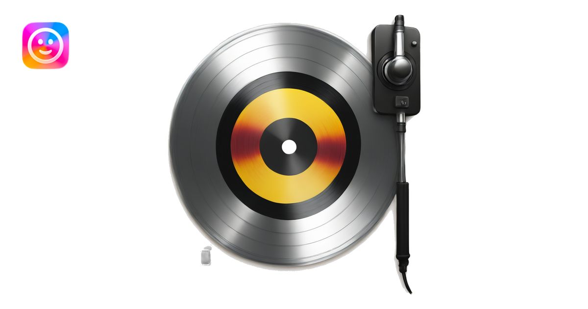Vinyl record emoji | AI Emoji Generator