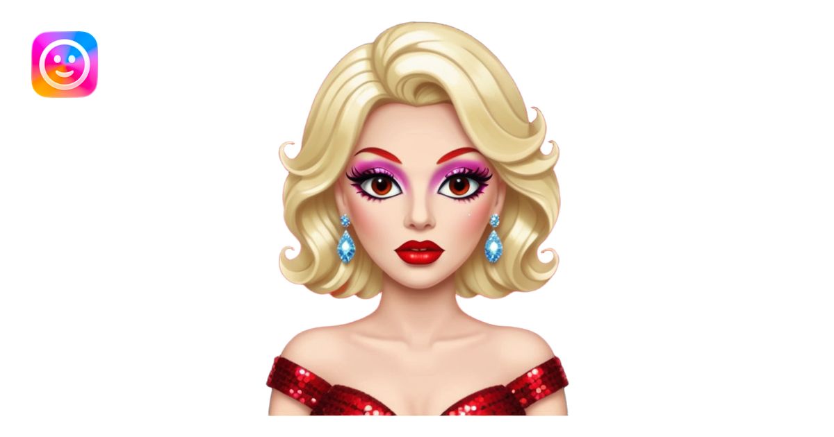 very sexy drag queen baddie emoji | AI Emoji Generator