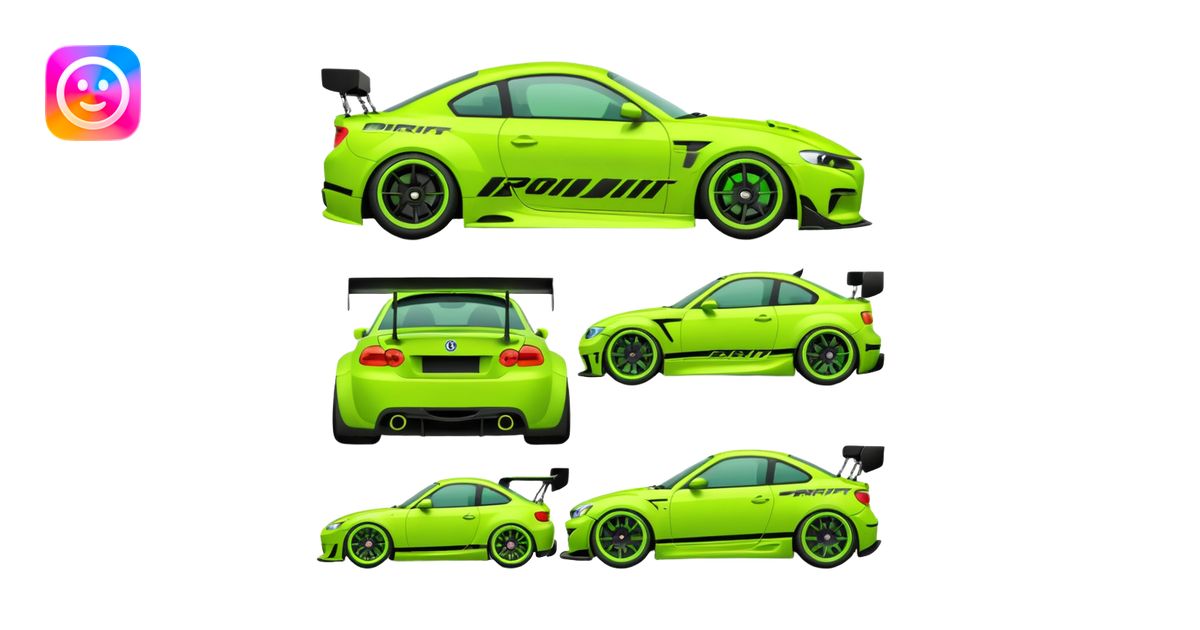 Emoji pack for R2 motorsport company, drift builds, motorsport parts ...
