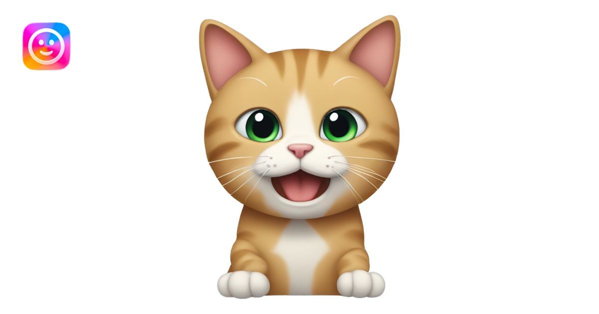 Kitty being needy emoji | AI Emoji Generator