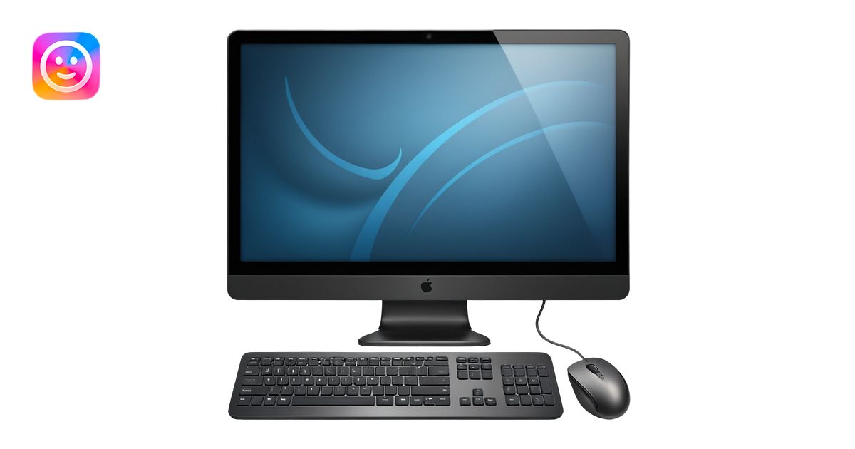Monitor, mouse and keyboard emoji | AI Emoji Generator