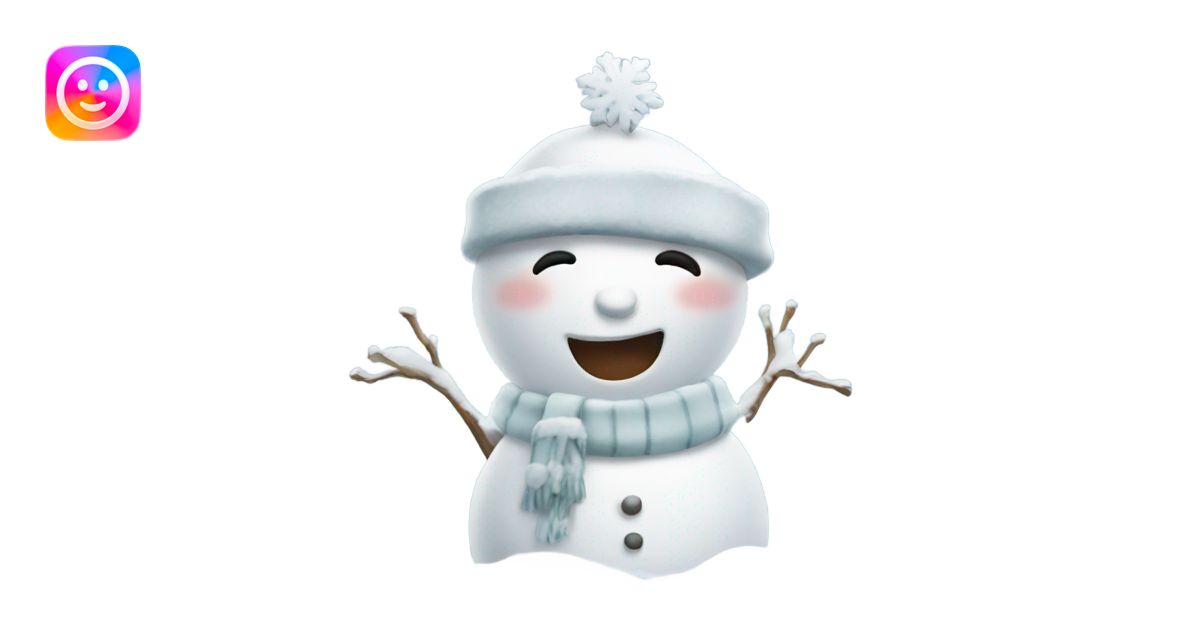 Snow emoji | AI Emoji Generator