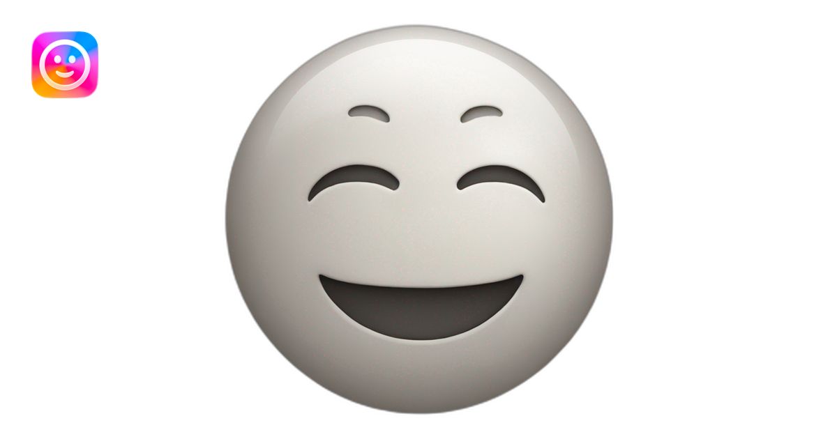 Smiley qui rigole emoji | AI Emoji Generator