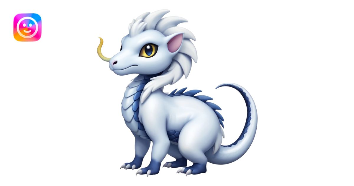 White glossy soft silky furry iridesent Absol-Shinx-Snake-fusion-hybrid ...