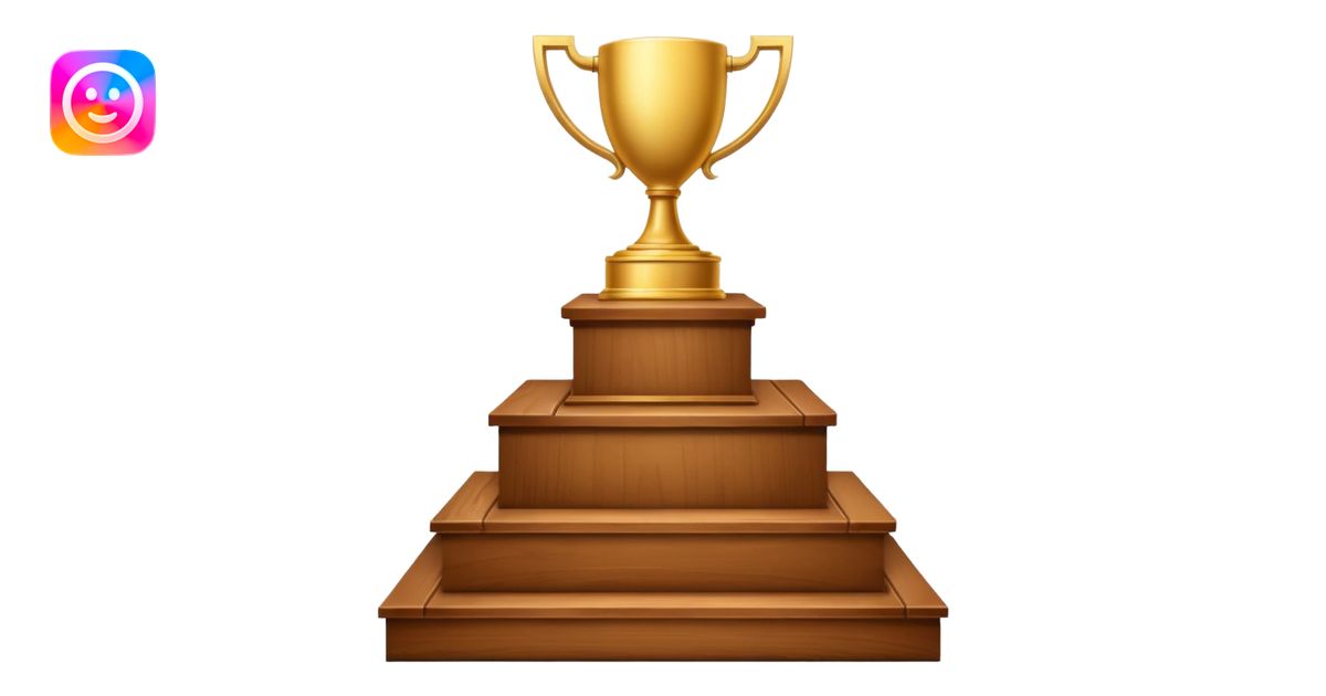 winner's podium emoji | AI Emoji Generator