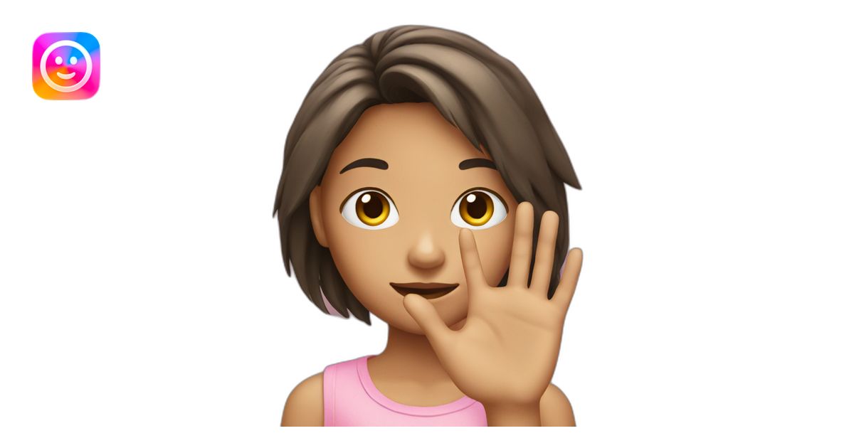 Girl hand emoji | AI Emoji Generator