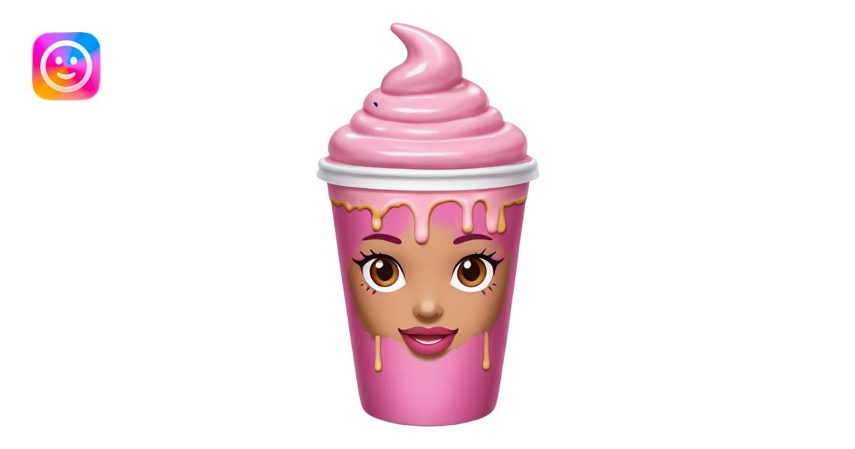 A Dunkin coffee cup but Megan thee stallion themed emoji | AI Emoji ...