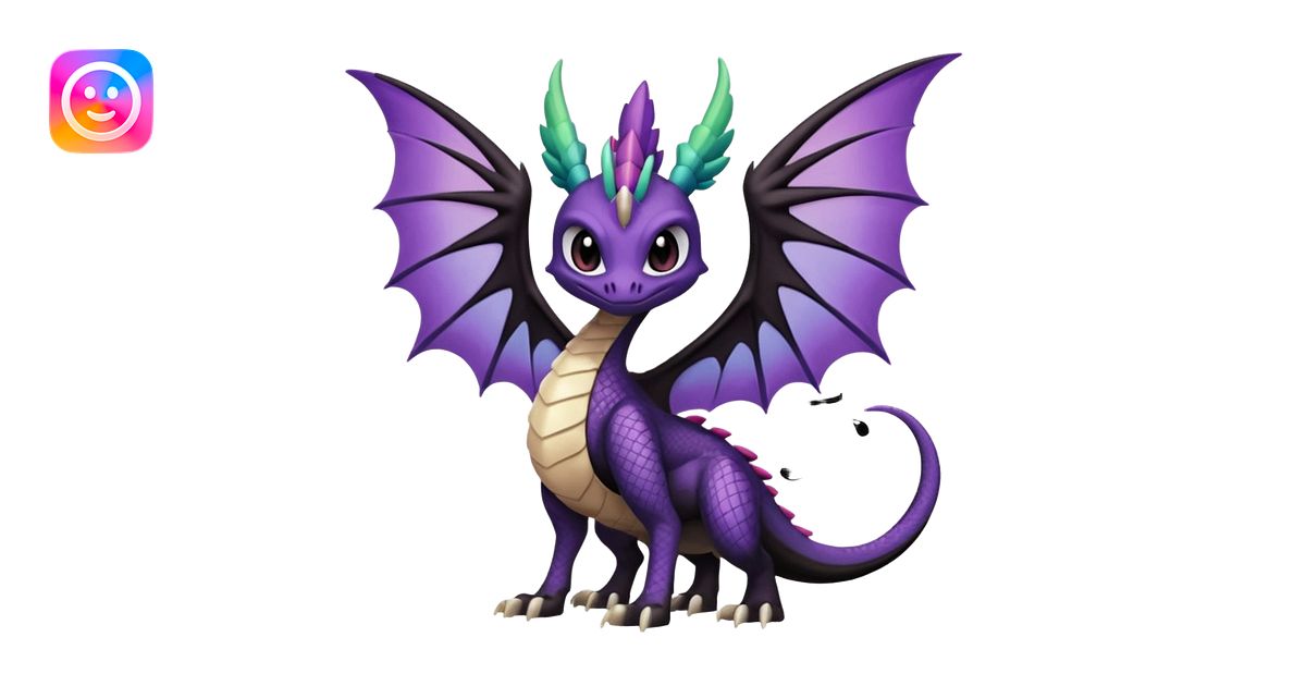 Meloetta-Noivern-Spyro-Toothless-Fakémon-creature-hybrid emoji | AI ...