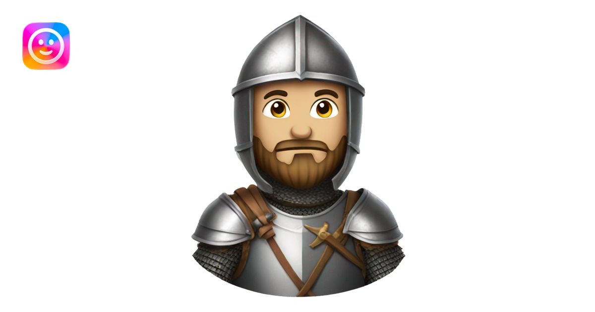 Medieval knight emoji | AI Emoji Generator