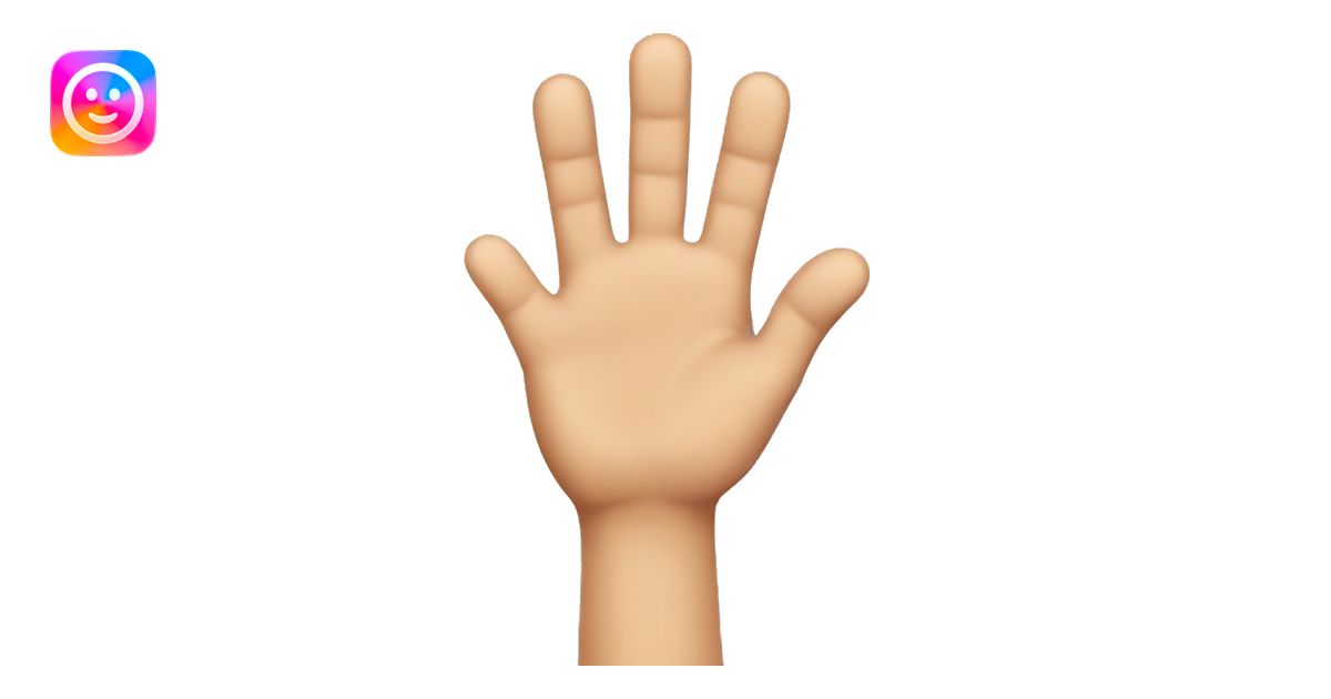 Hand making the word talent emoji | AI Emoji Generator