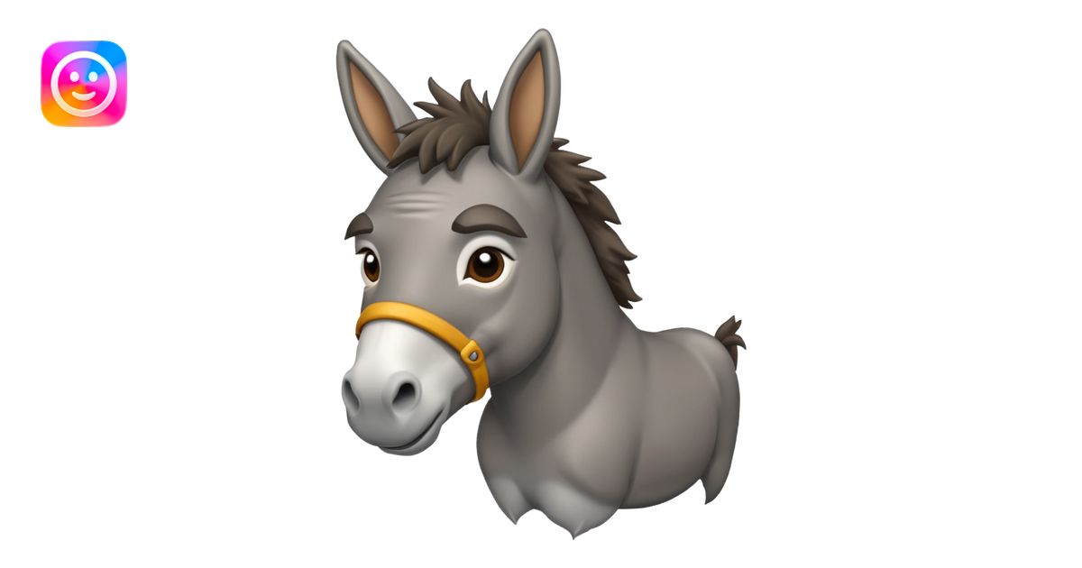 donkey emoji | AI Emoji Generator