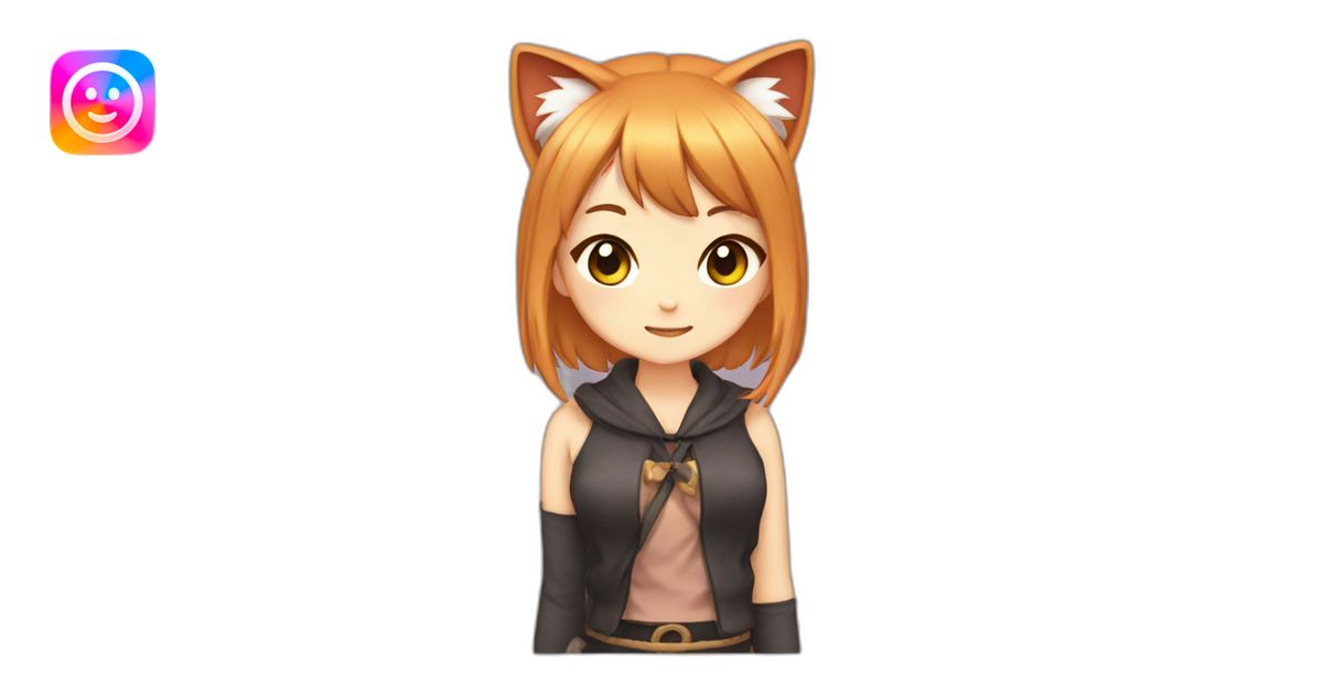 neko-girl emoji | AI Emoji Generator