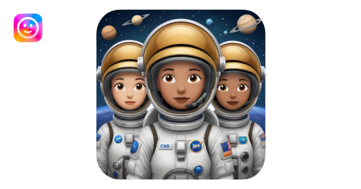 Space Station Crew emoji | AI Emoji Generator