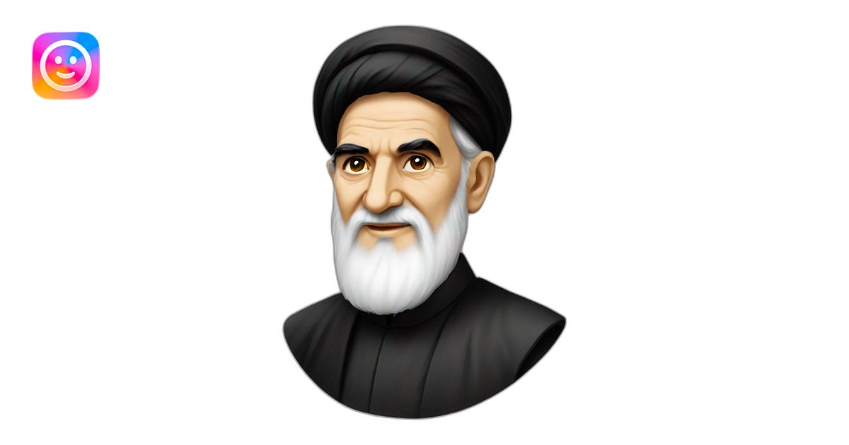 ayatollah Khomeini emoji | AI Emoji Generator