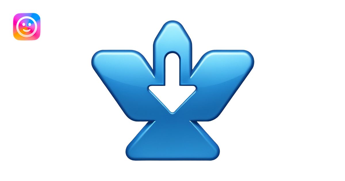 A blue verified logo like in Roblox emoji | AI Emoji Generator