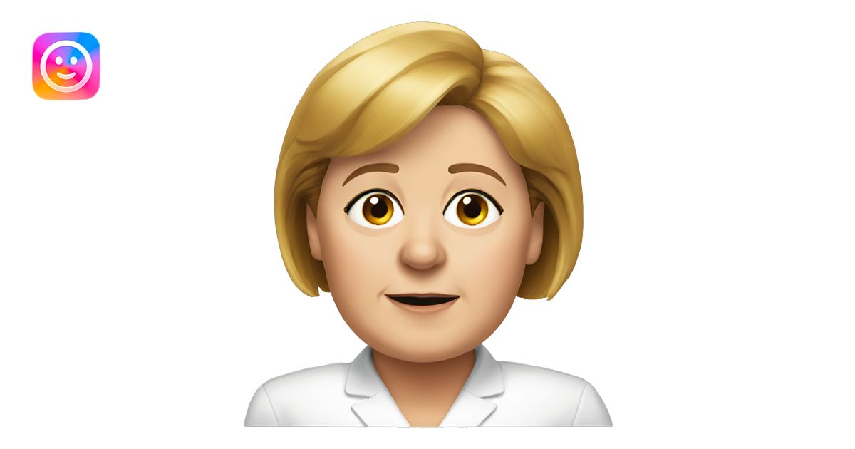 Angela Merkel emoji | AI Emoji Generator