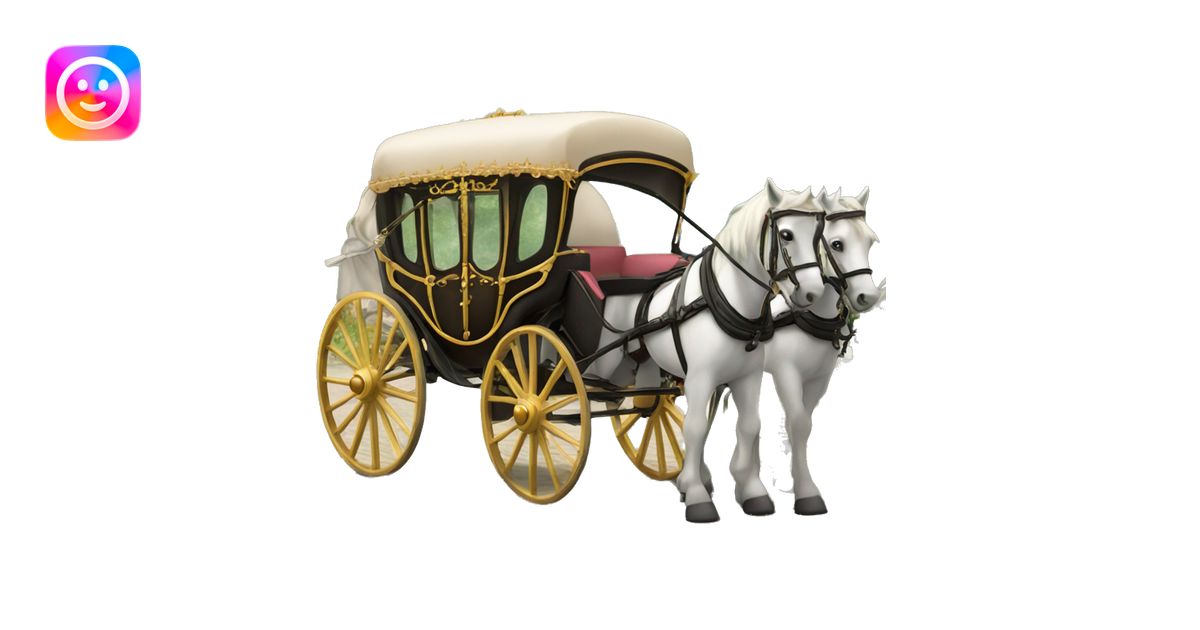 Bridgerton Inspired Emoji : Horse-Drawn Carriage – A nod to the ...